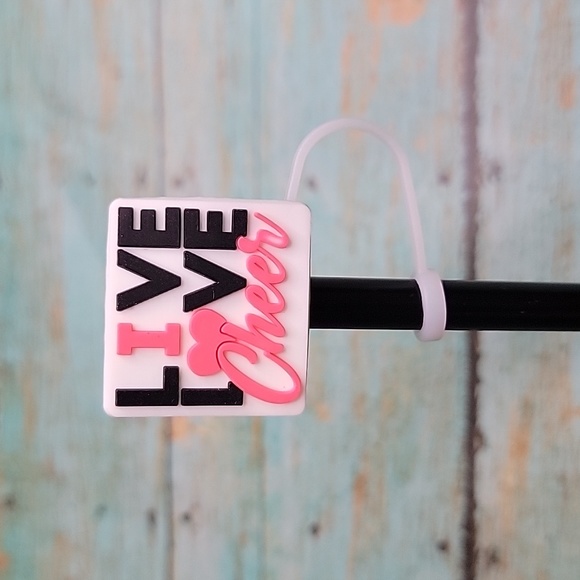 Other | Live Love Cheer Straw Topper | Poshmark